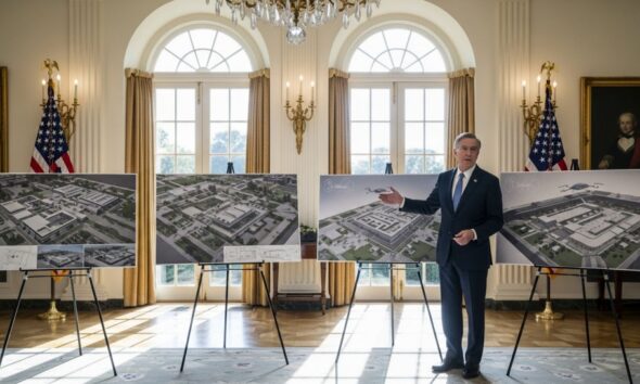 Trump Unveils Drone Port Plans for White House Amid Legal Challenge ...